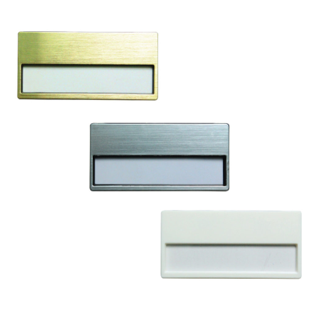 Reusable Insert Name Badges 008 – First Concept